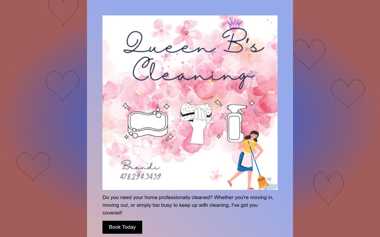 Queen B's house cleaning